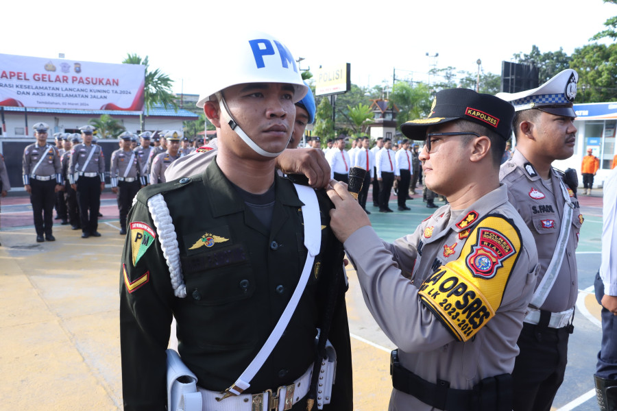 Polres Inhil Gelar Operasi Keselamatan Lancang Kuning dan Pencanangan Aksi Keselamatan Jalan